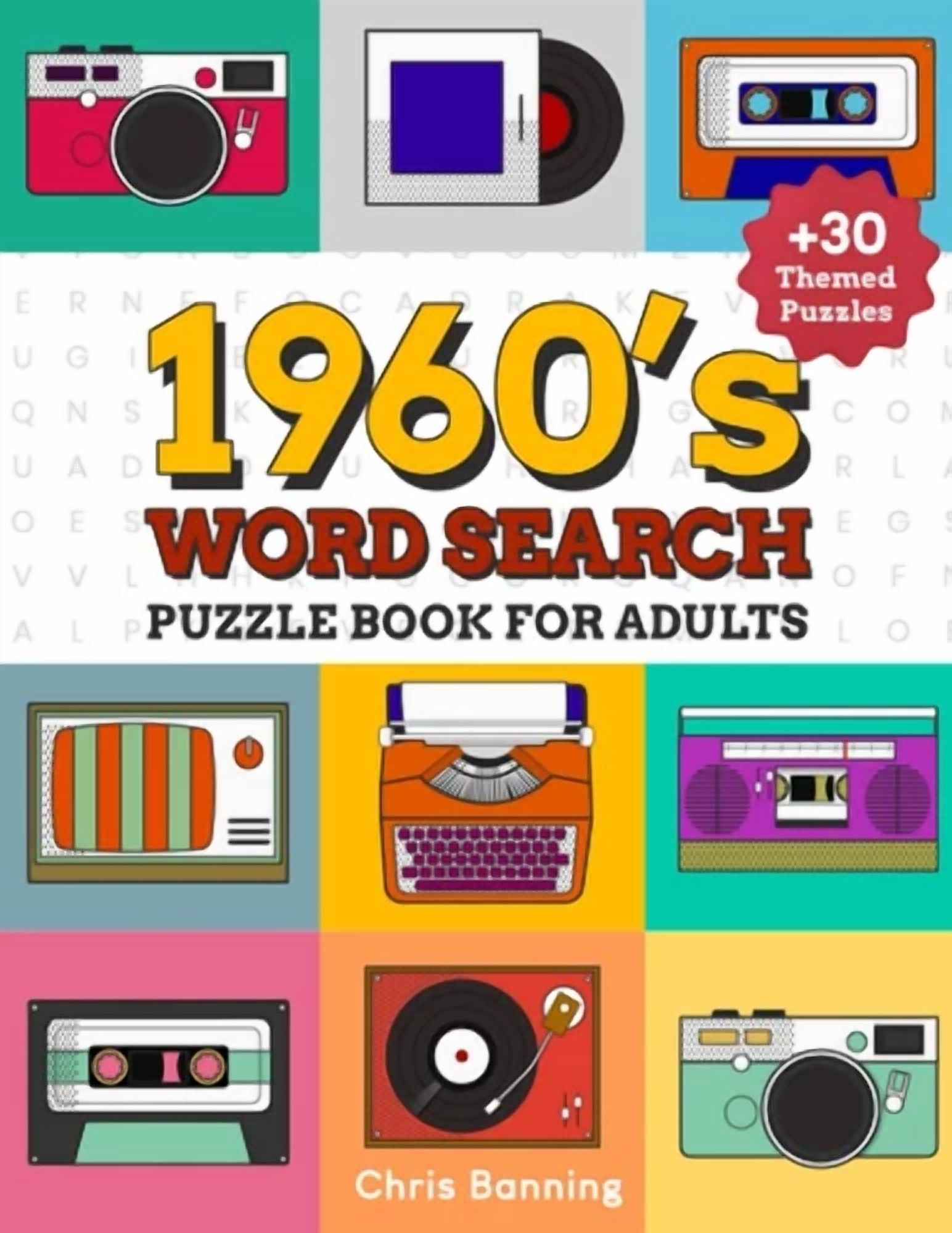 1960S Word Search Puzzle Book for Adults - Walmart.com