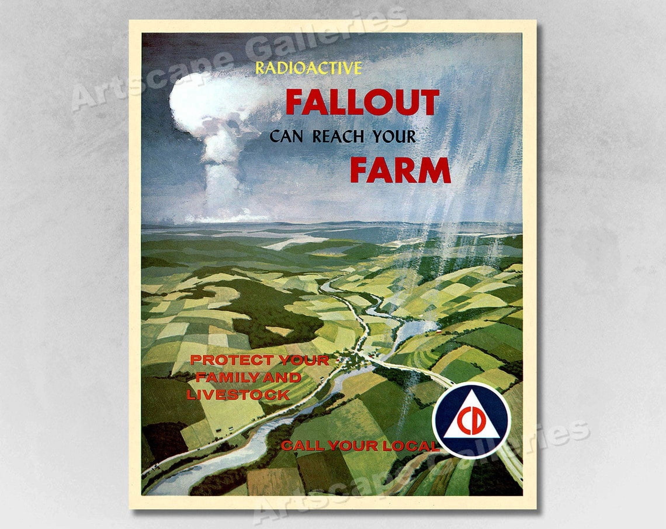 1960s Civil Defense Radioactive Fallout Can Reach Your Farm, Stretched ...