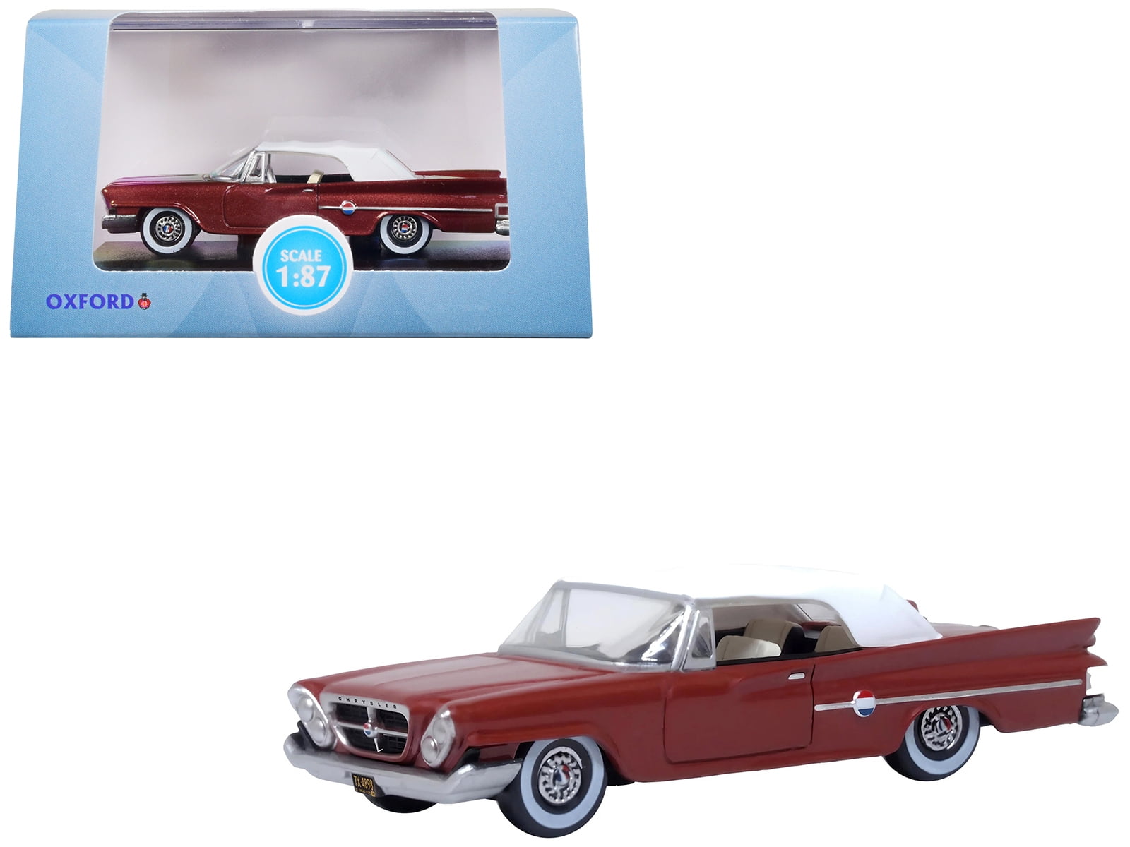 1961 Chrysler 300 Convertible (Closed Top) Cinnamon Brown Met w/White ...