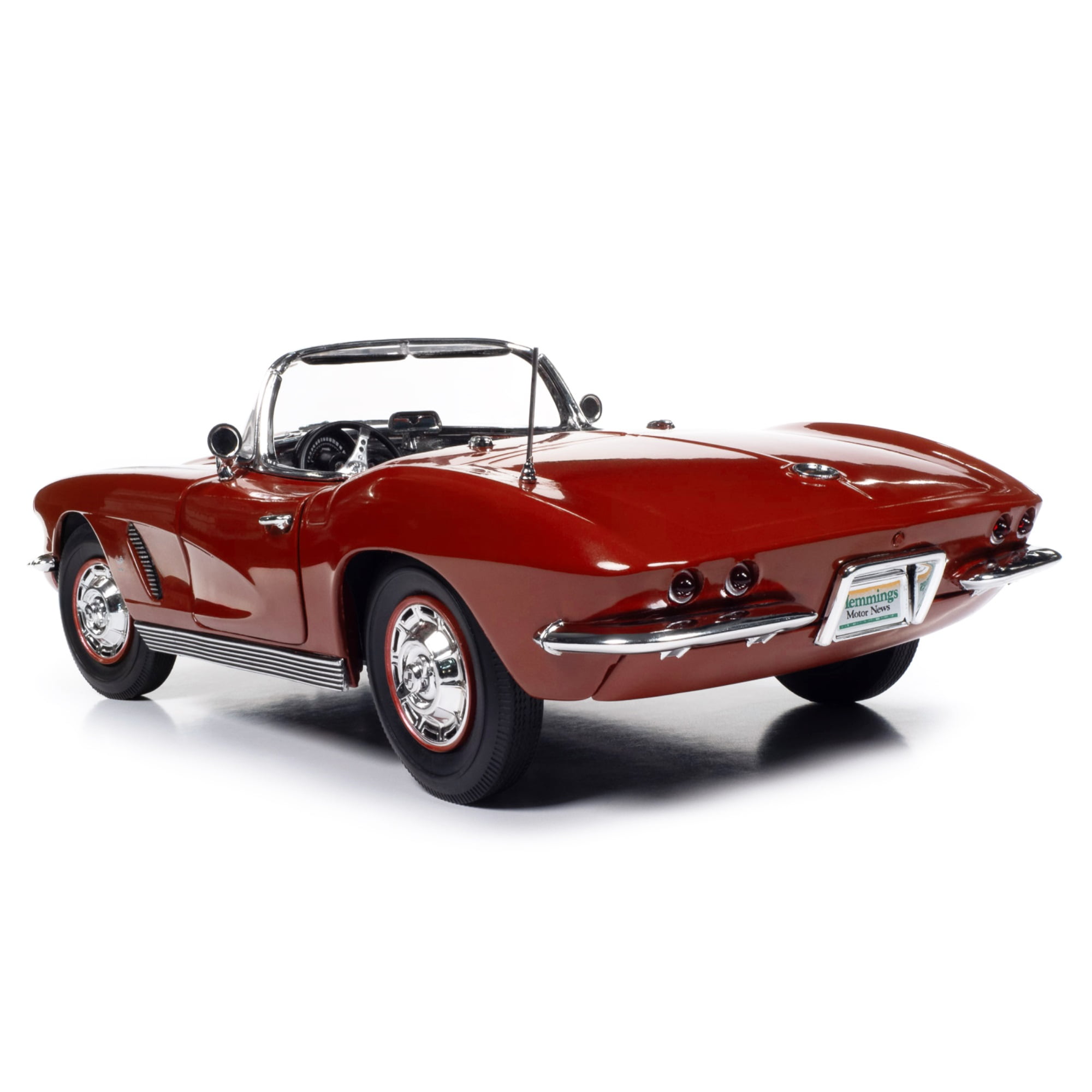 1962 Chevrolet Corvette Convertible Honduras Maroon Metallic 1/18 ...