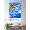 1962 Marc Chagall Nice Soleil Fleurs France Travel Poster Wall Art ...