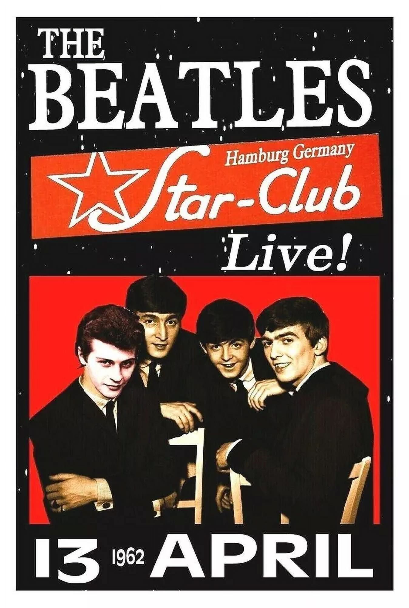 1962 THE BEATLES CONCERT POSTER WALL ART PRINT HAMBURG GERMANY ES 11 x ...