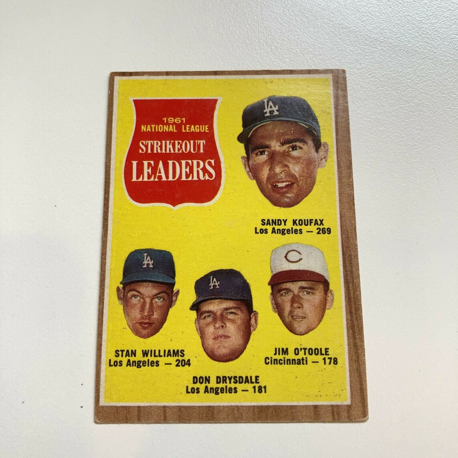 1962 Topps #60 Sandy Koufax Don Drysdale Strikeout Leaders - Walmart.com