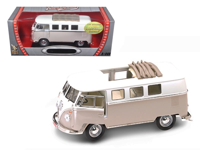 1962 Volkswagen Microbus Orange With Retractable Roof 1/18 Diecast ...