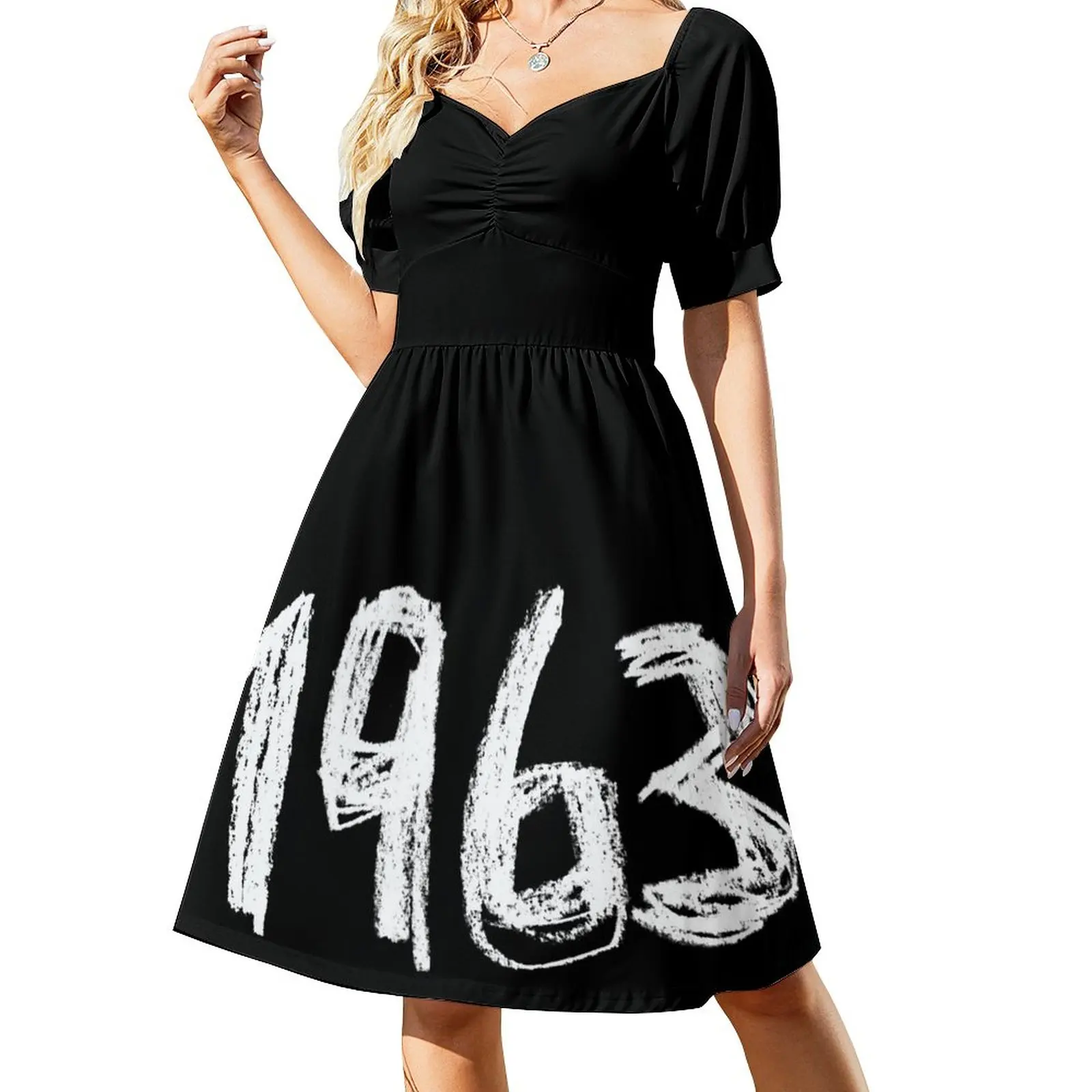 1963 Birthday Birth Year 1963 Born in 1963 Sleeveless Dress Clothing ...