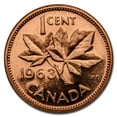 1963 Canada Copper Cent BU/Prooflike - Walmart.com