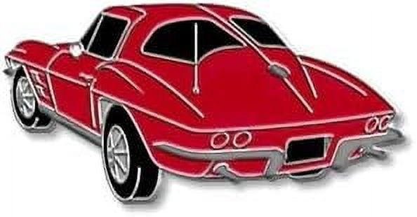 1963 Chevrolet Corvette Stingray Split Window Enamel Pin - C2 Lapel Pin ...