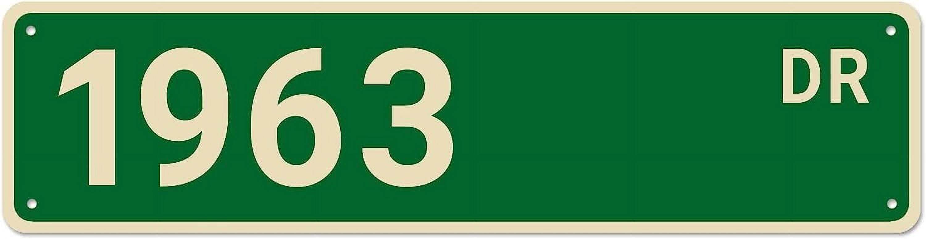 1963 DR Vintage Signs Retro Tin Signs Art Plaque Aluminum Sign for ...