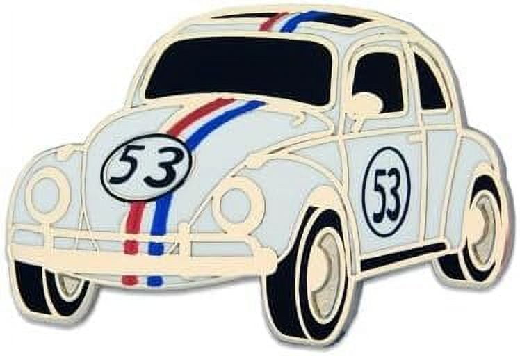 1963 Love Bug Herbie Enamel Pin - Volkswagen Beetle Classic Car Lapel ...