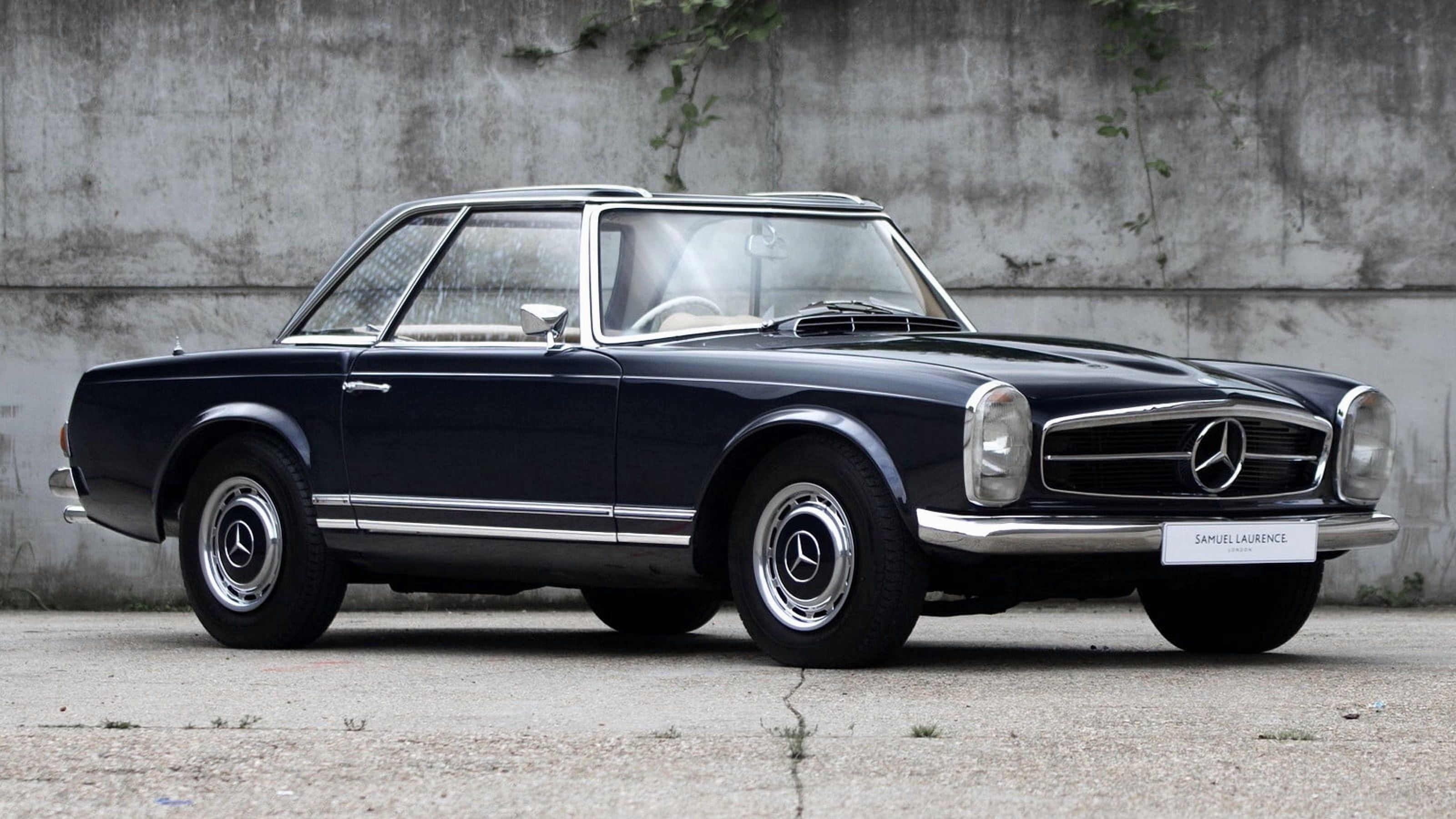 1963 Mercedes Benz 230 SL UK Car - 20x30 Inch Glossy Laminated Poster ...