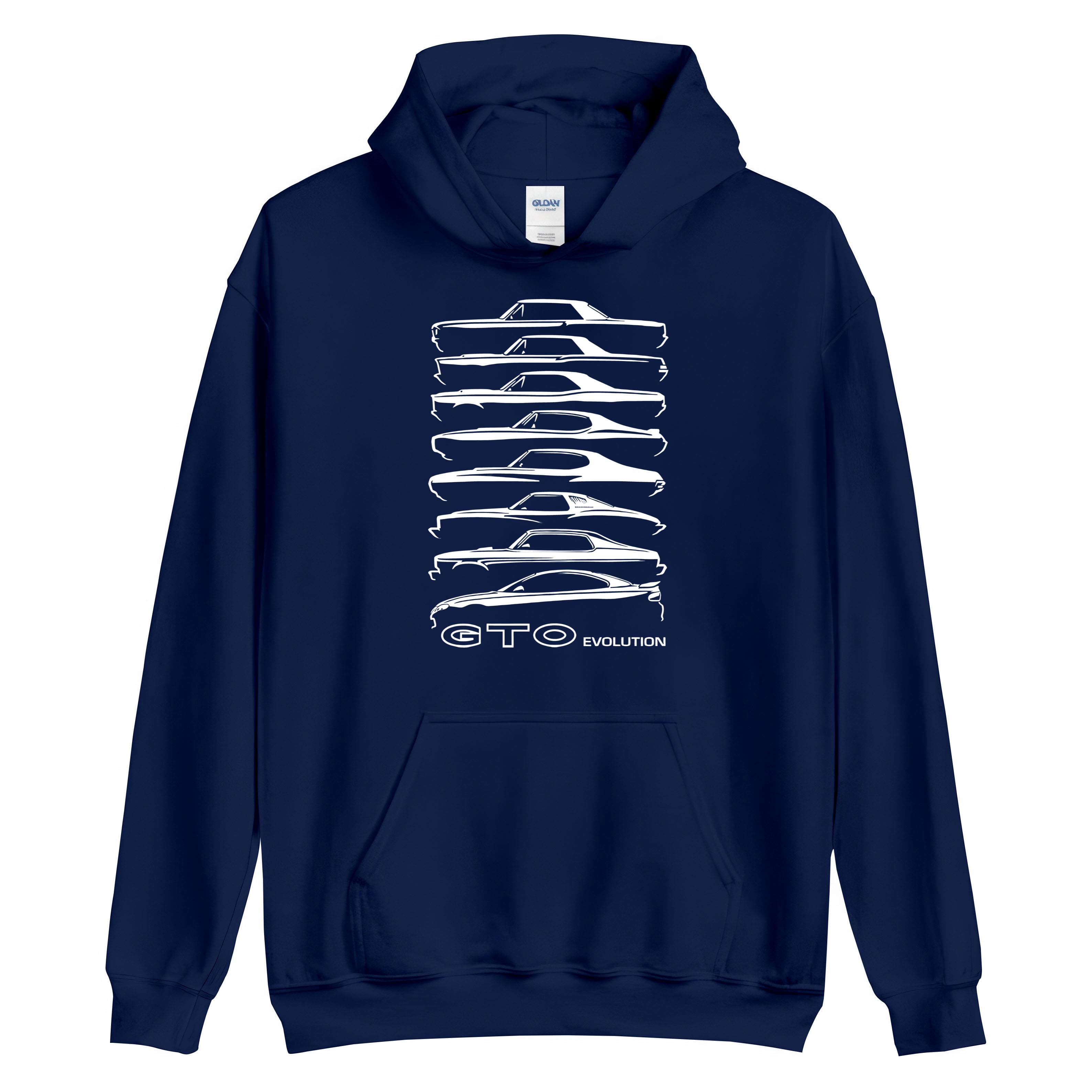 1964-06 Pontiac GTO Evolution Classic Outline Design Tshirt NEW-TH55311 ...