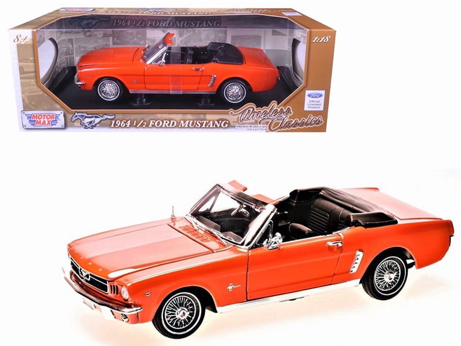 1964 1/2 Ford Mustang Convertible Cream 1/18 Diecast Car Model by ...