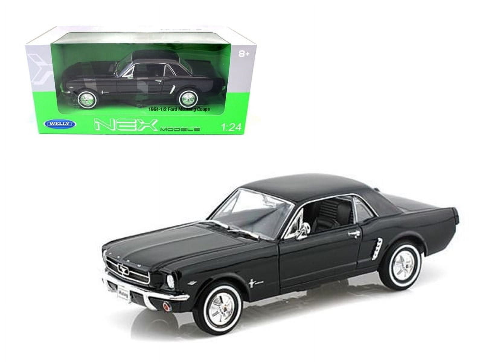 1964 1/2 Ford Mustang Coupe Hard Top Black 1/24-1/27 Diecast Model Car ...