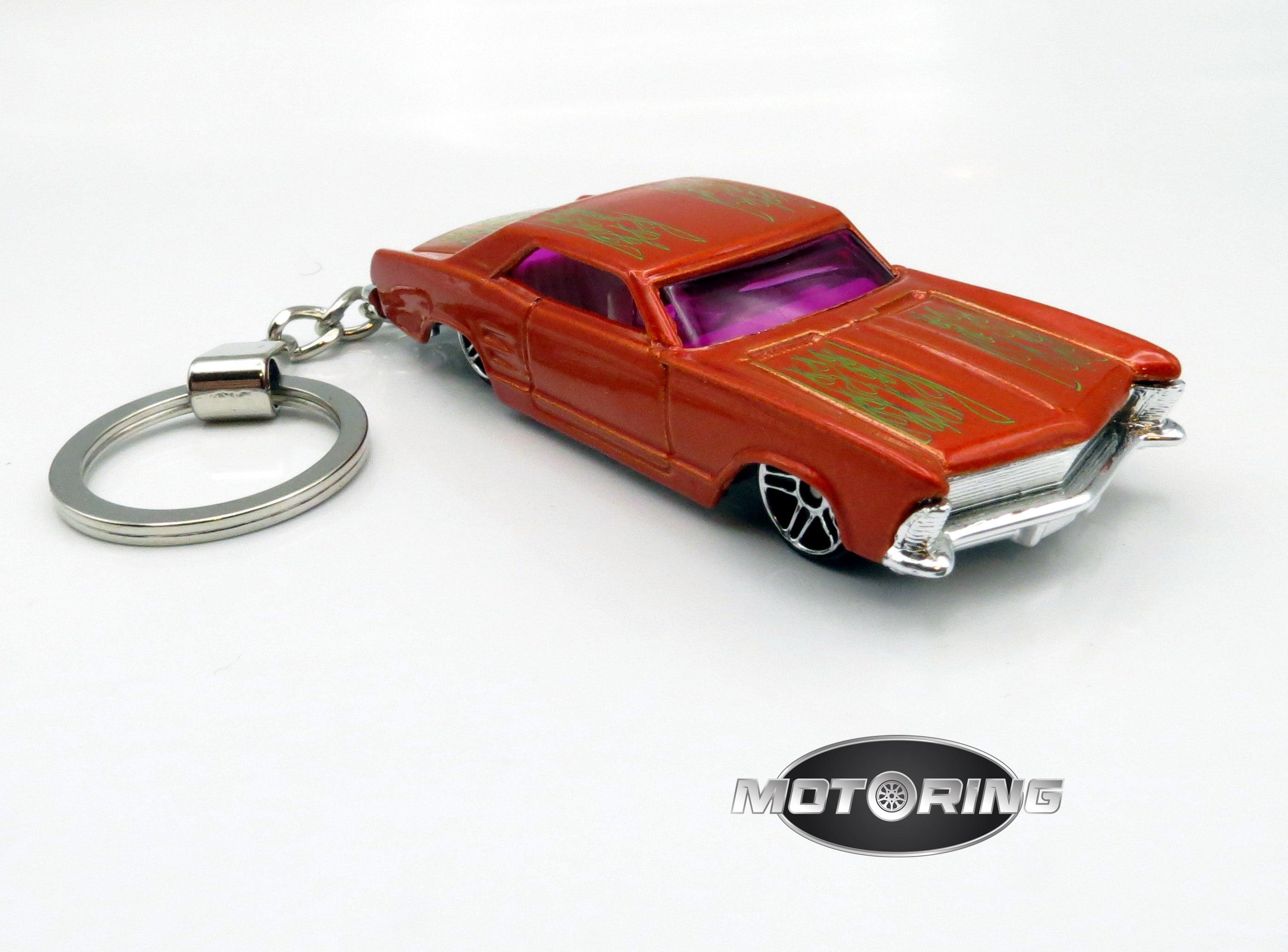 1964 Buick Riviera Orange Car Rare Novelty Keychain 1:64 Diecast ...