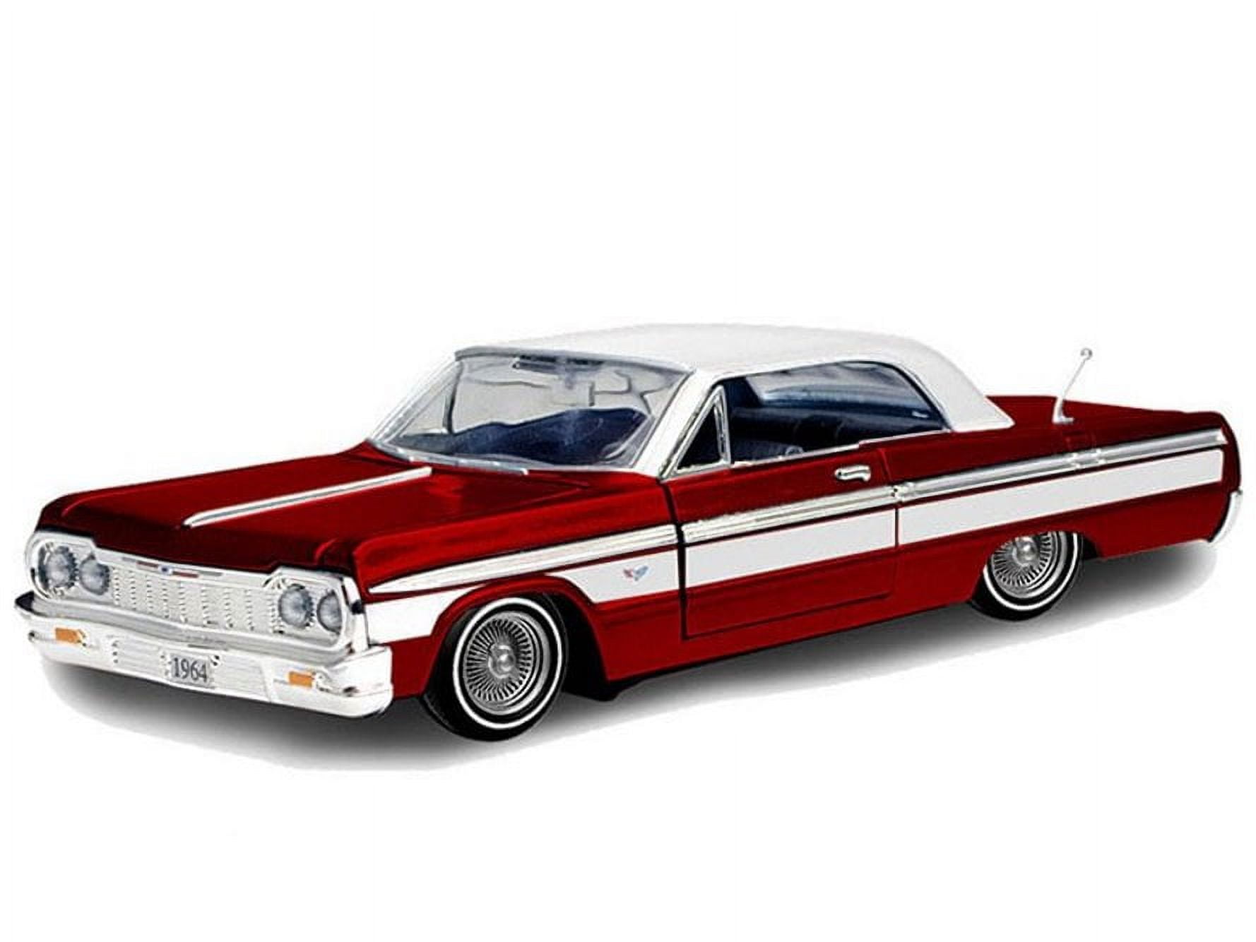1964 Chevy Impala SS, Burgundy - Motor Max 79021WLBG - 1/24 scale ...