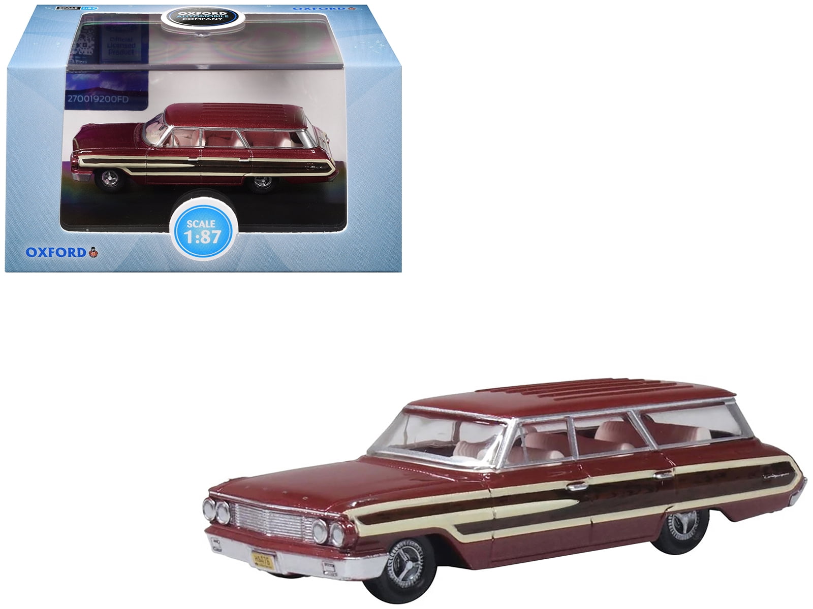 1964 Ford Country Station Wagon Squire Vintage Burgundy w/Woodgrain ...