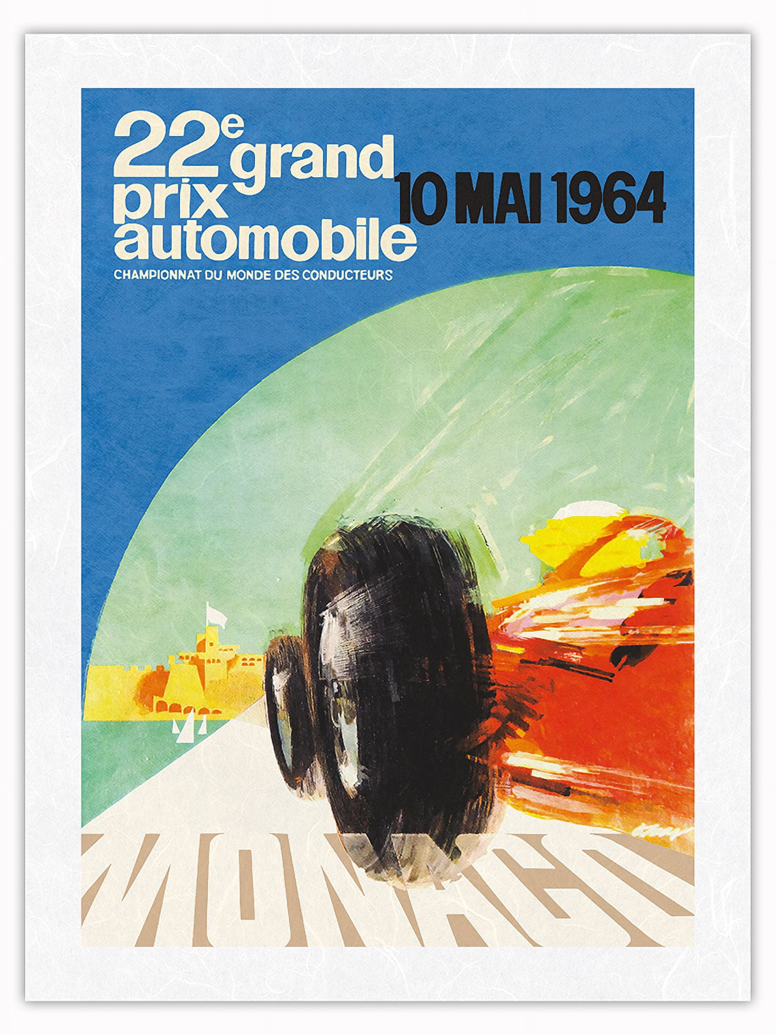 1964 Monaco Grand Prix - Ferrari 156 F1 - Vintage Racing Poster by ...