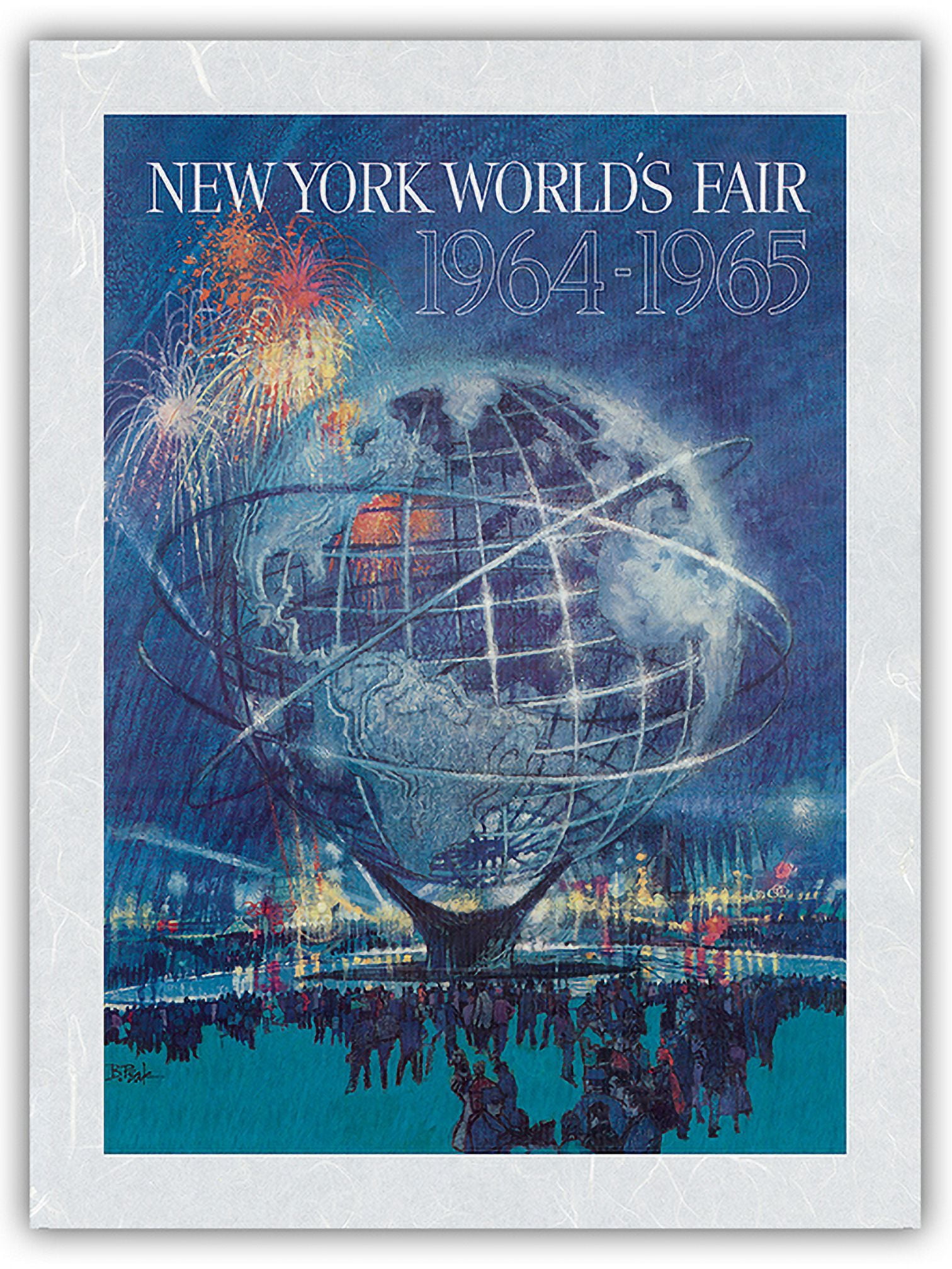 1964 New York World’s Fair - Unisphere Globe - Vintage Travel Poster by ...