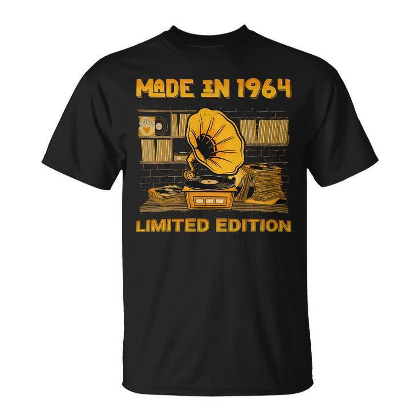 1964 Record Player T-Shirt Vintage Retro Classic 1960s Music Lover ...