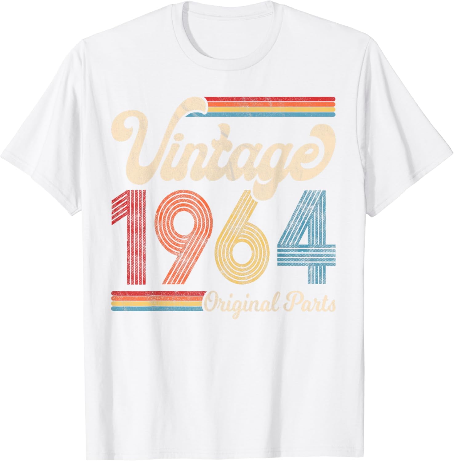 1964. Vintage 1964 Birthday Gift Men Women. Born Made 1964 T-Shirt ...