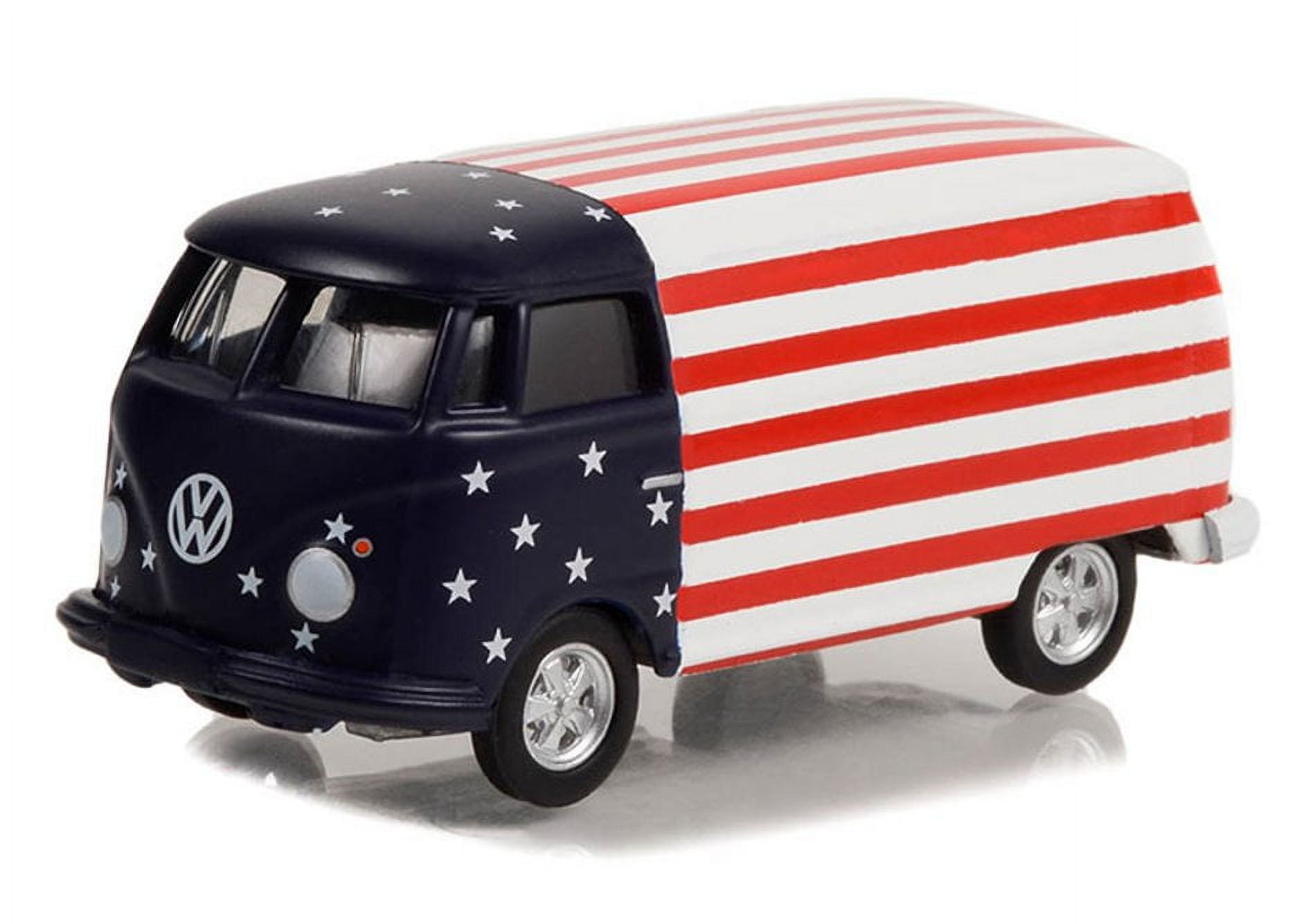 1964 Volkswagen Type 2 Panel Van, Red, White and Blue - Greenlight ...