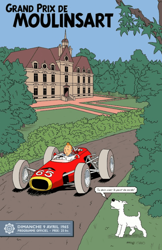 1965 Car Racing Poster - Iconic Motorsport Event, Vintage Racing Design ...