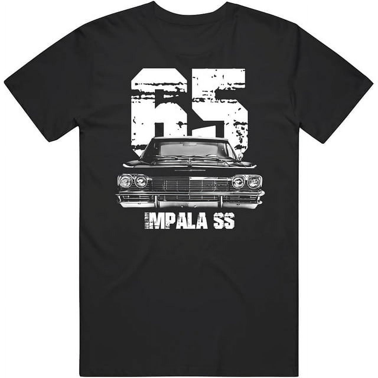 1965 Chevy Impala Front Grill View with Year and Model T Shirt Style ...