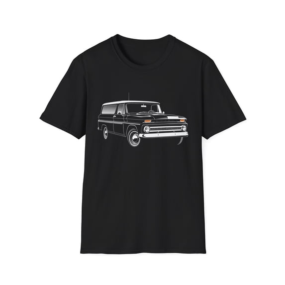 1965 Chevy Suburban T-Shirt Classic SUV Vintage Truck Graphic Tee Retro ...