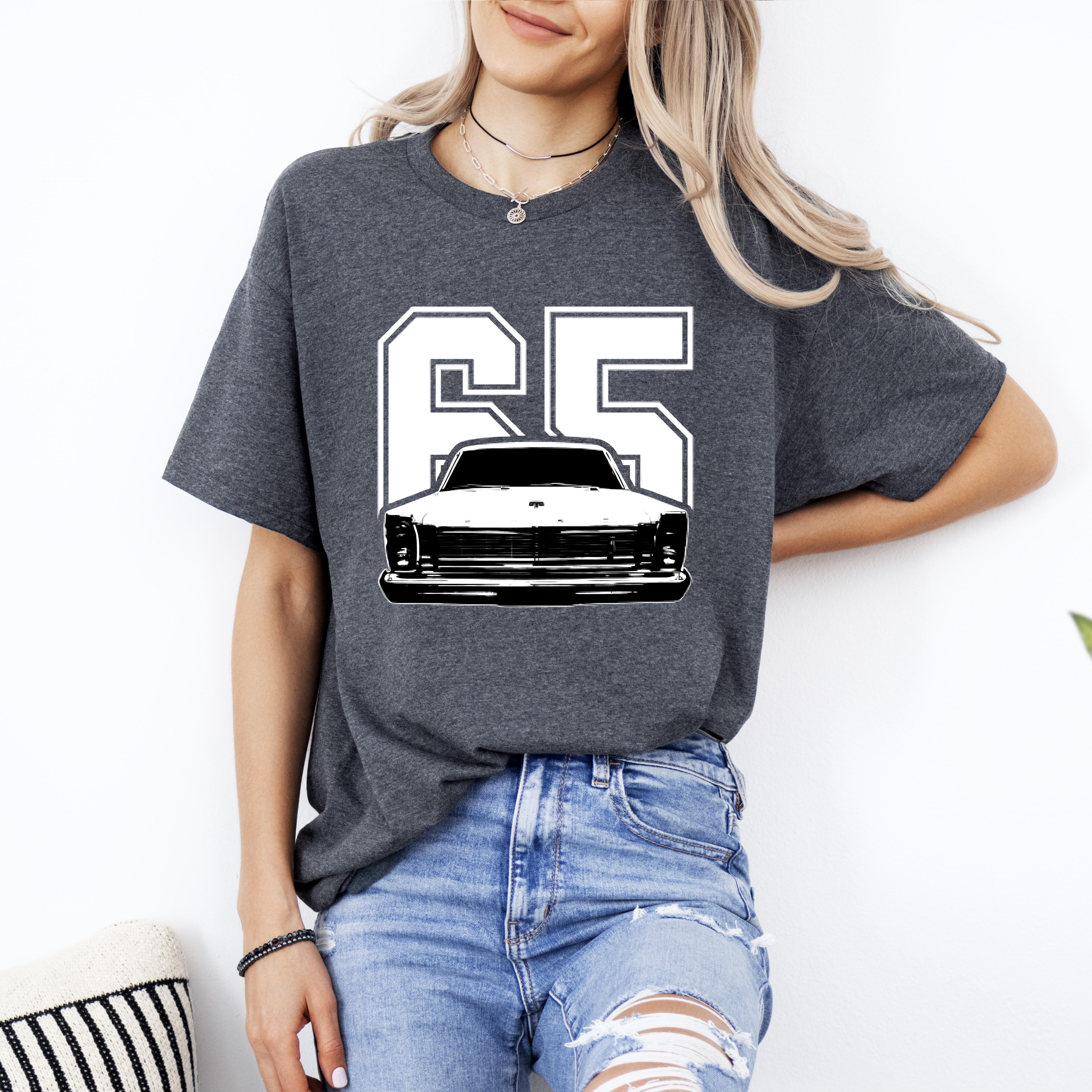 1965 Galaxie Front End Silhouette T-Shirt, for men & women, up to size 5XL. - Walmart.com