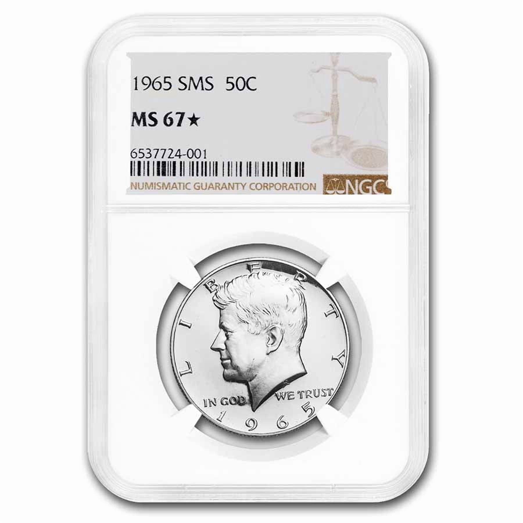 1965 Kennedy Half Dollar MS-67* NGC (SMS) - Walmart.com