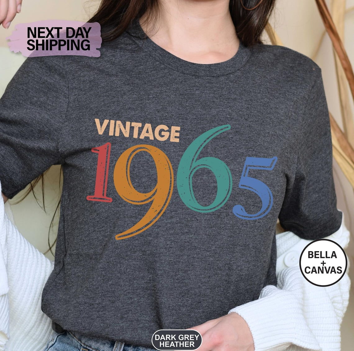 1965 Shirt, 1965 Retro Shirt, Vintage 1965 Shirt, Born In 1965 Shirt ...