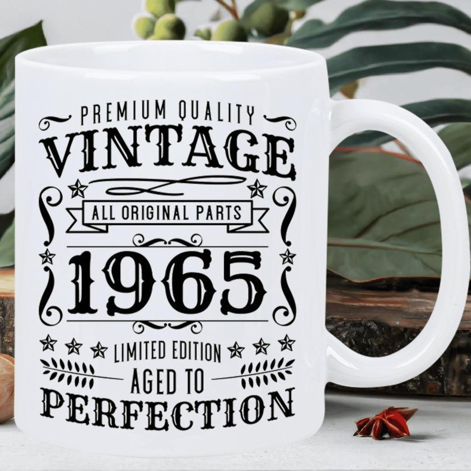 1965 Vintage Ceramic Coffee Mug 11oz Insulated Travel Cup with Retro ...