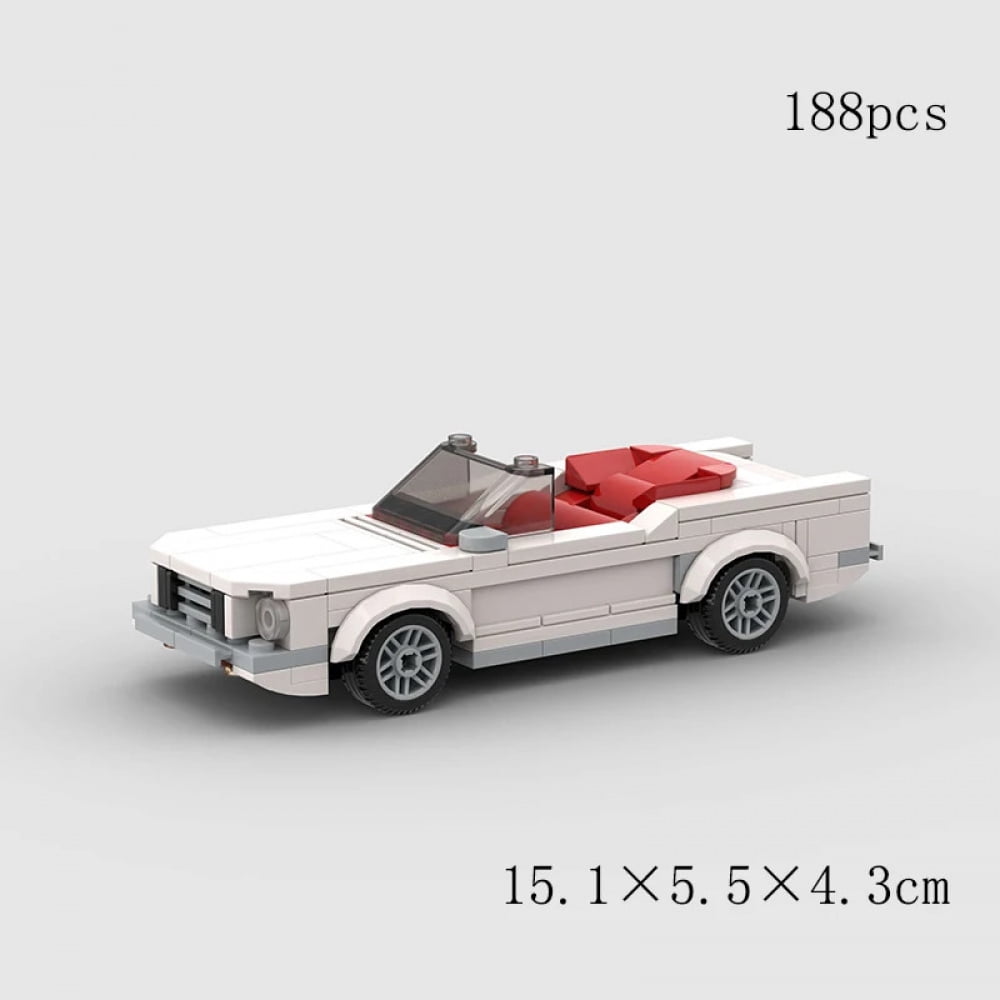 1965 mustang Convertible MOC Car Speed Champions Super Race F1 Vehicle ...