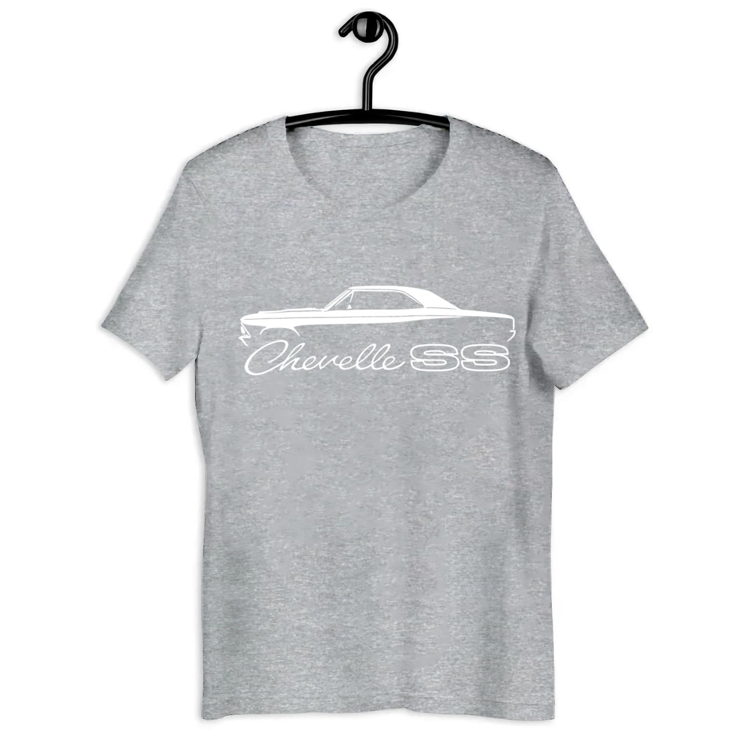 1966 Chevelle SS Hardtop Classic Outline Design Tshirt NEW-TH55751 ...