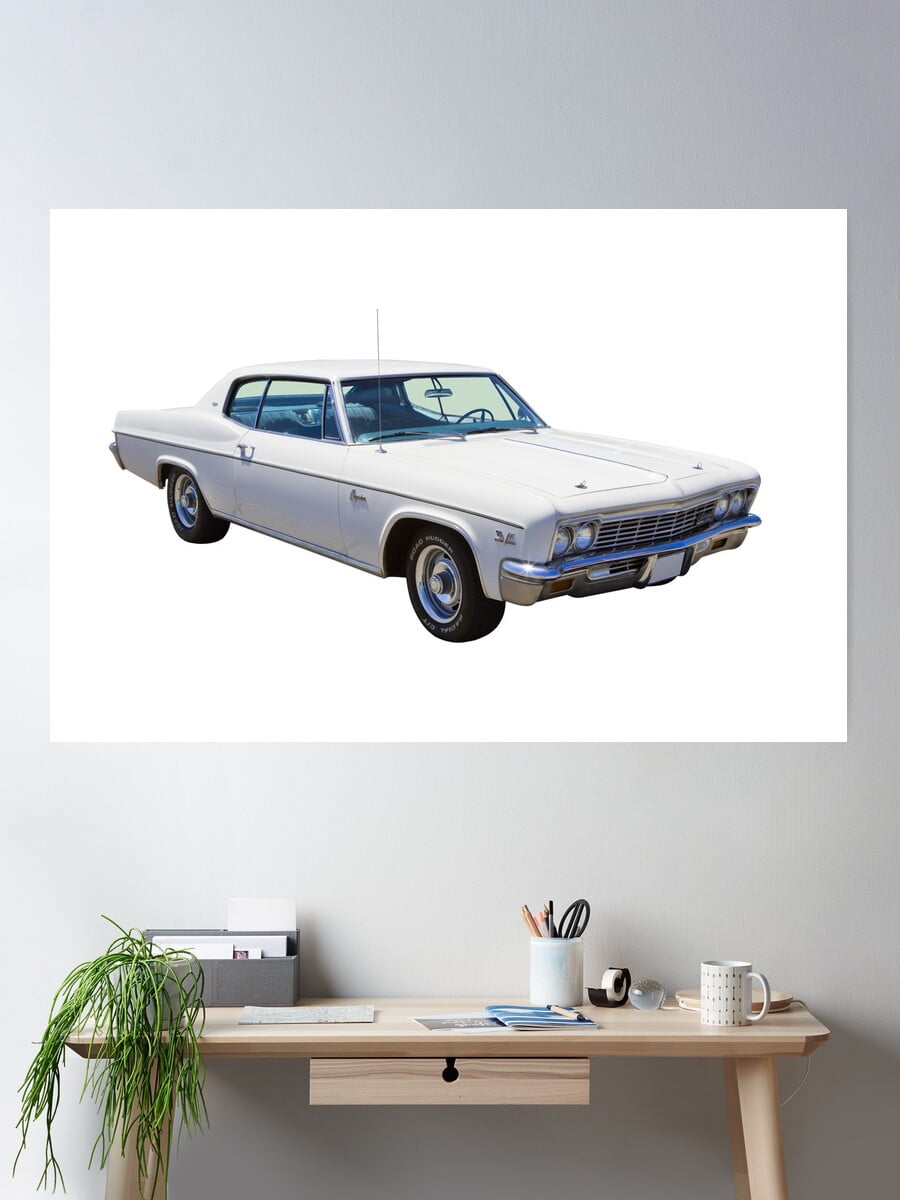 1966 Chevrolet Caprice 427 Muscle Car Poster Wall Art, Modern Wall ...