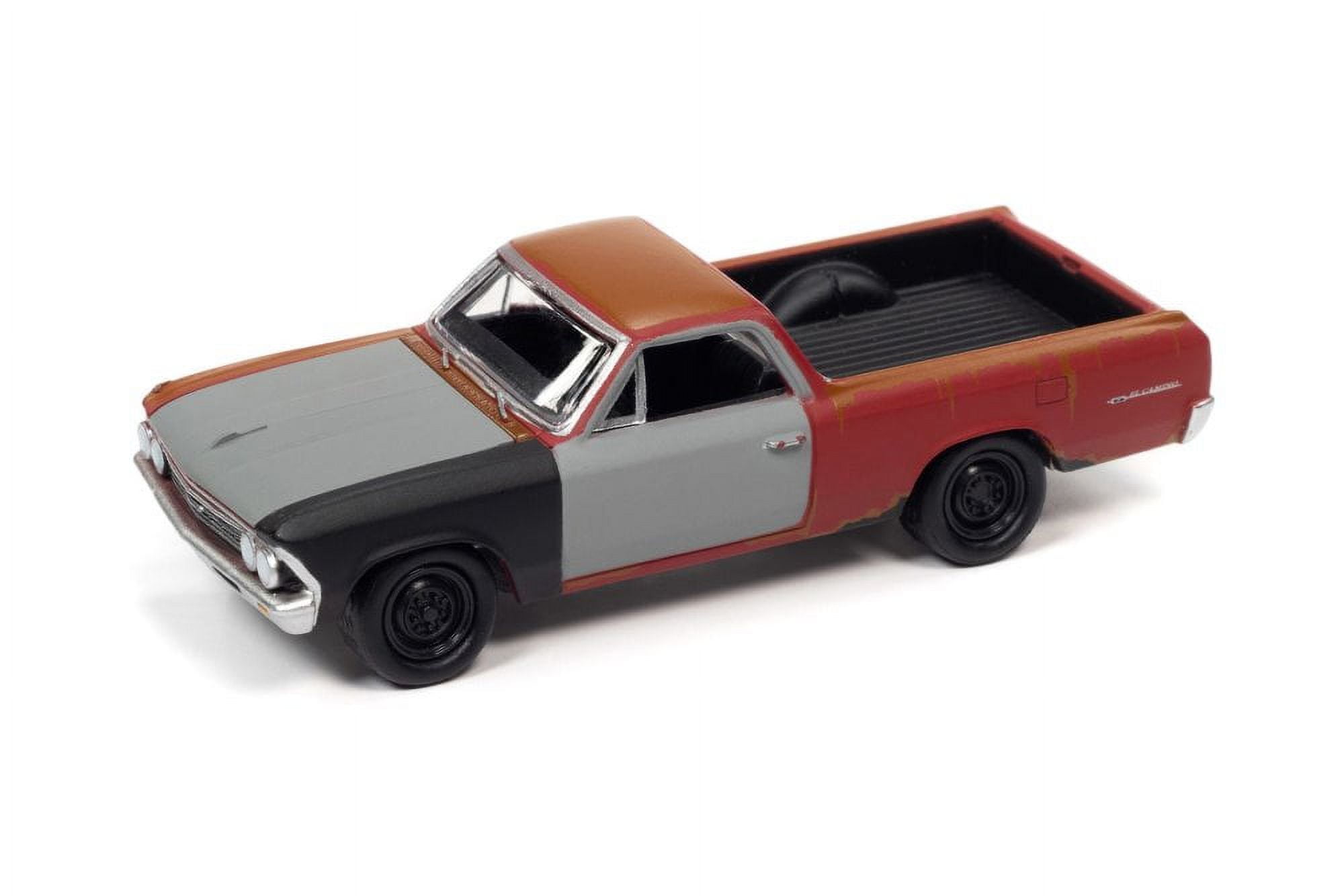 1966 Chevy El Camino, Red /Gray - Johnny Lightning JLSF022/48A - 1/64 ...
