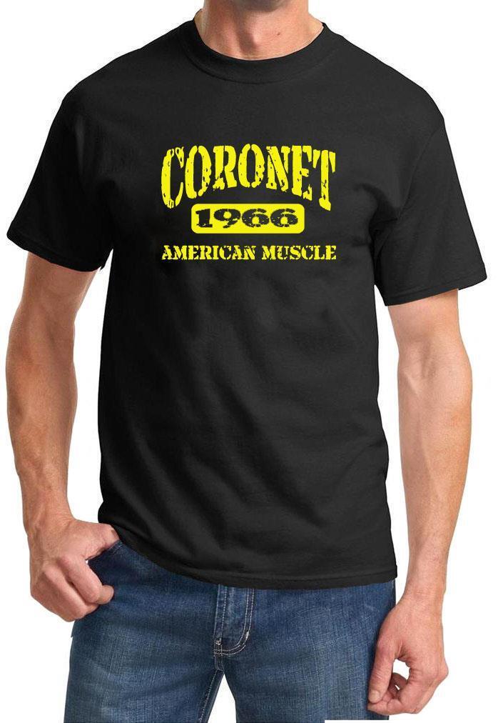 1966 Coronet American Classic Car Color Design Tshirt NEW Free Ship ...
