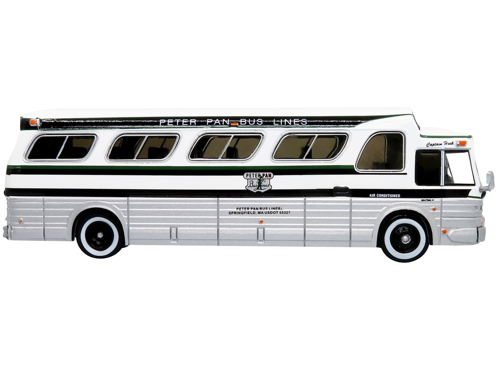 1966 GM PD4107 "Buffalo" Coach Bus "Peter Pan Bus Lines" Destination ...