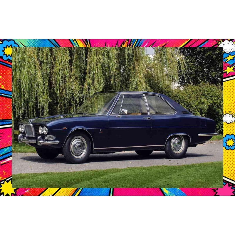 1966 Jaguar FT Coupe - Pop Art Edition | 12x18 Inch Laminated Poster ...