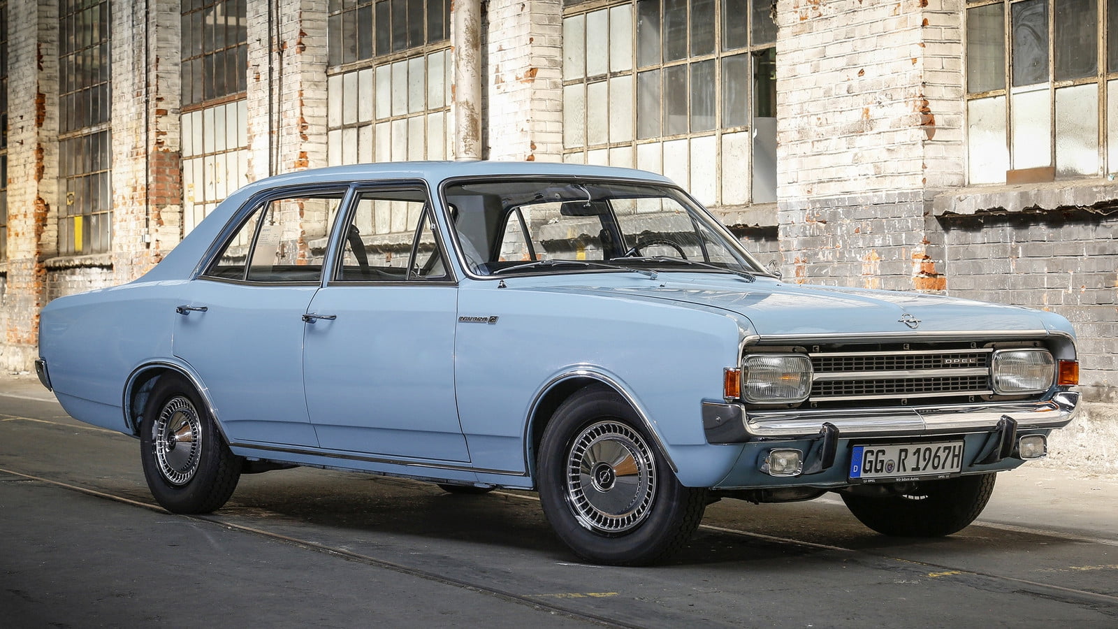 1966 Opel Rekord Car - 24x36 Inch Glossy Laminated Poster - Stunning ...