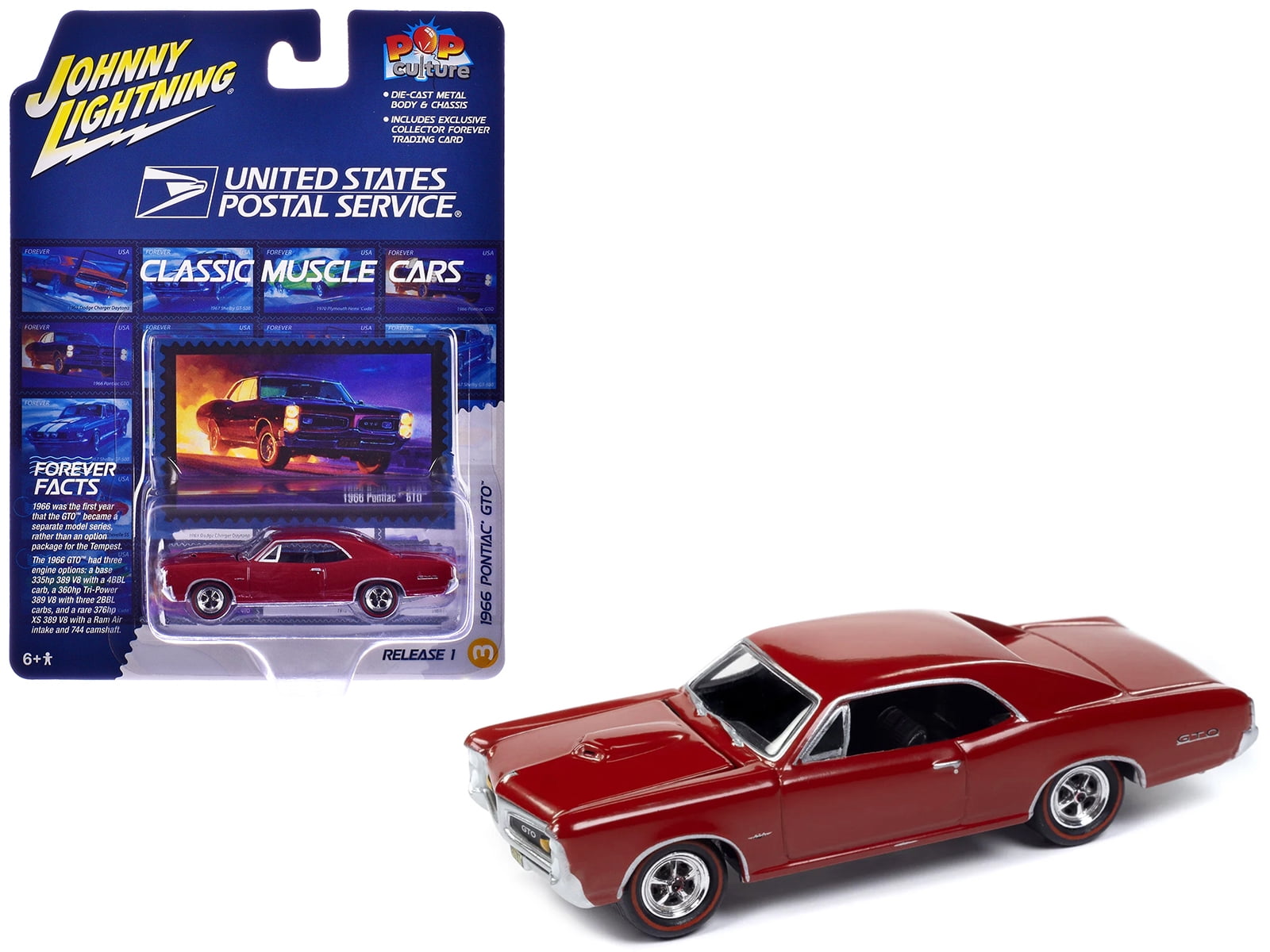 1966 Pontiac GTO Montero Red "USPS (United States Postal Service)" Pop ...