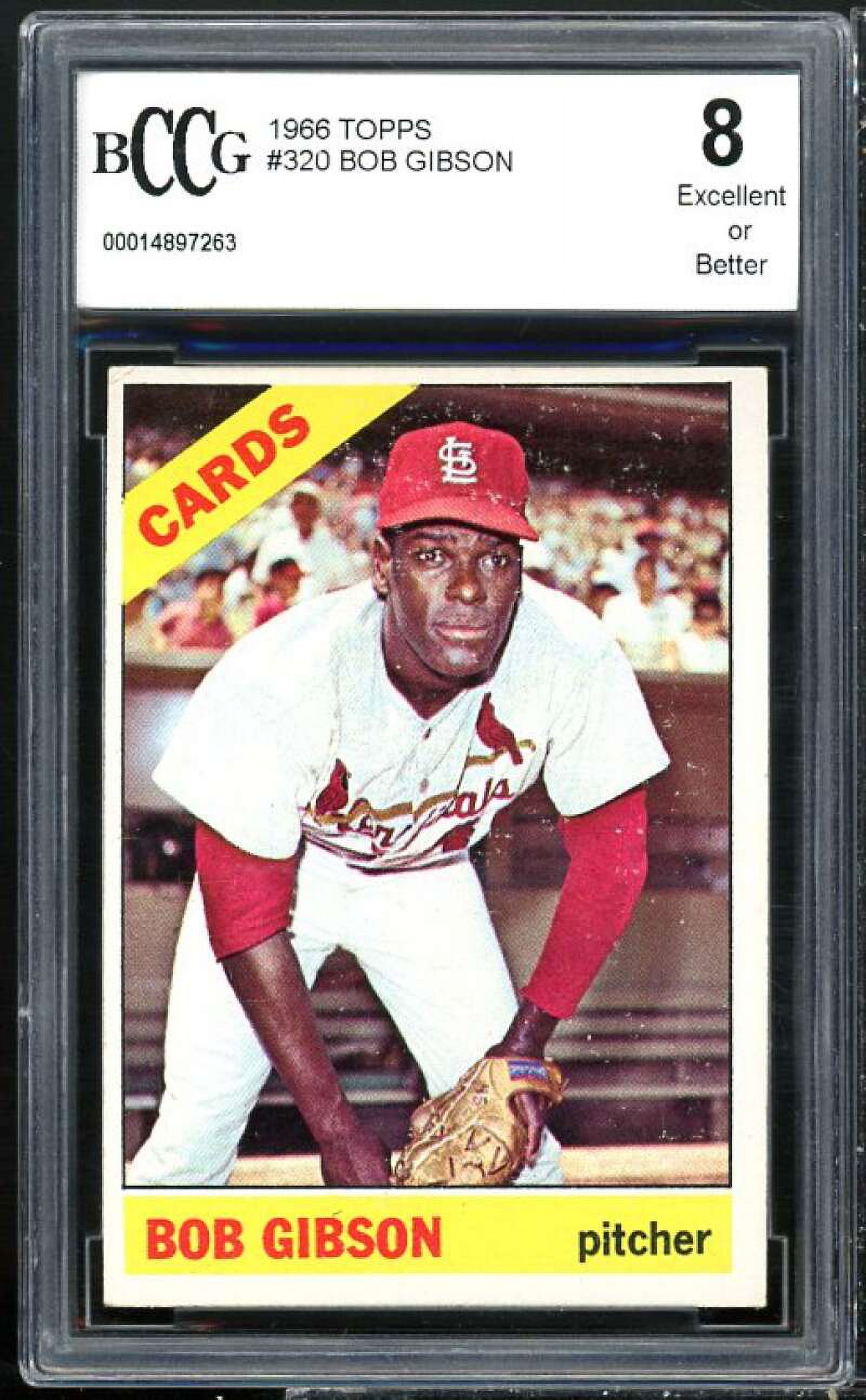 1966 Topps #320 Bob Gibson Card - Walmart.com