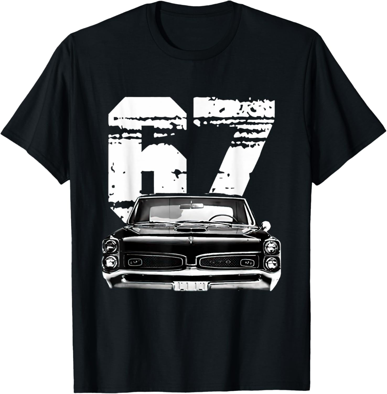 1967 67 GTO Classic Car Old School Muscle Car T-Shirt - Walmart.com