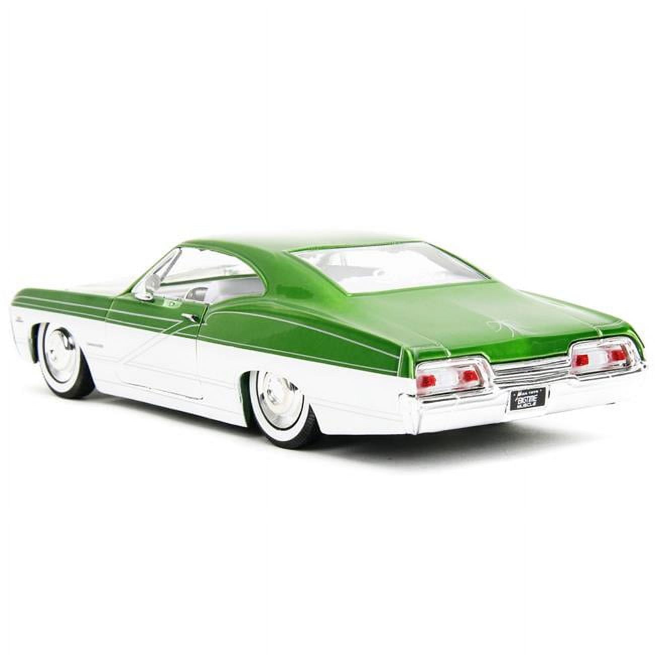 Jada 1967 Chevrolet Impala SS Green Metallic & White with Interior ...