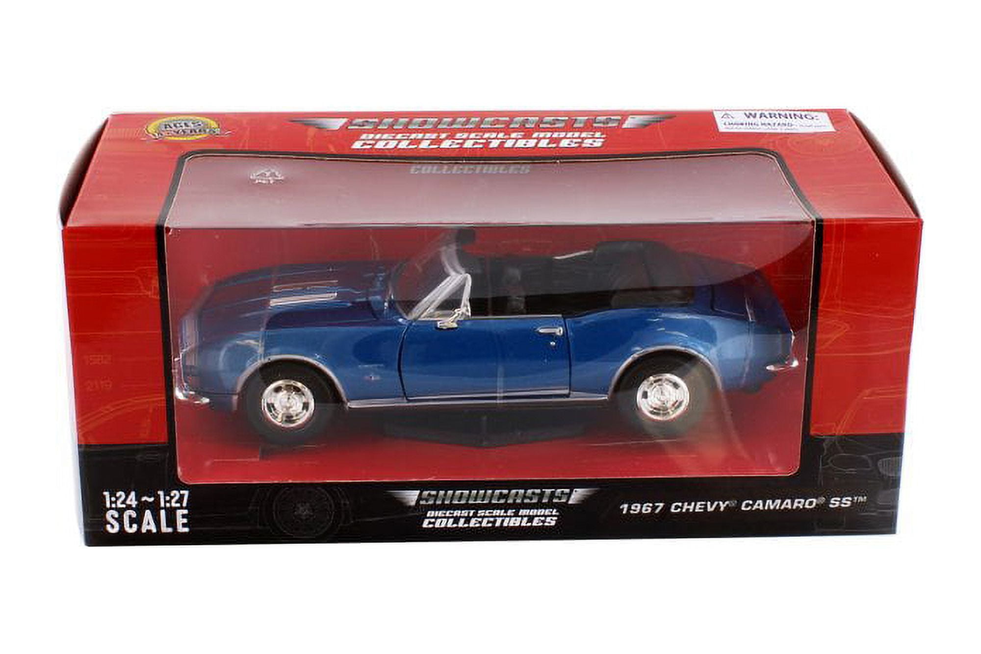 1967 Chevy Camaro SS Convertible, Blue - Showcasts 77301BU - 1/24 Scale ...