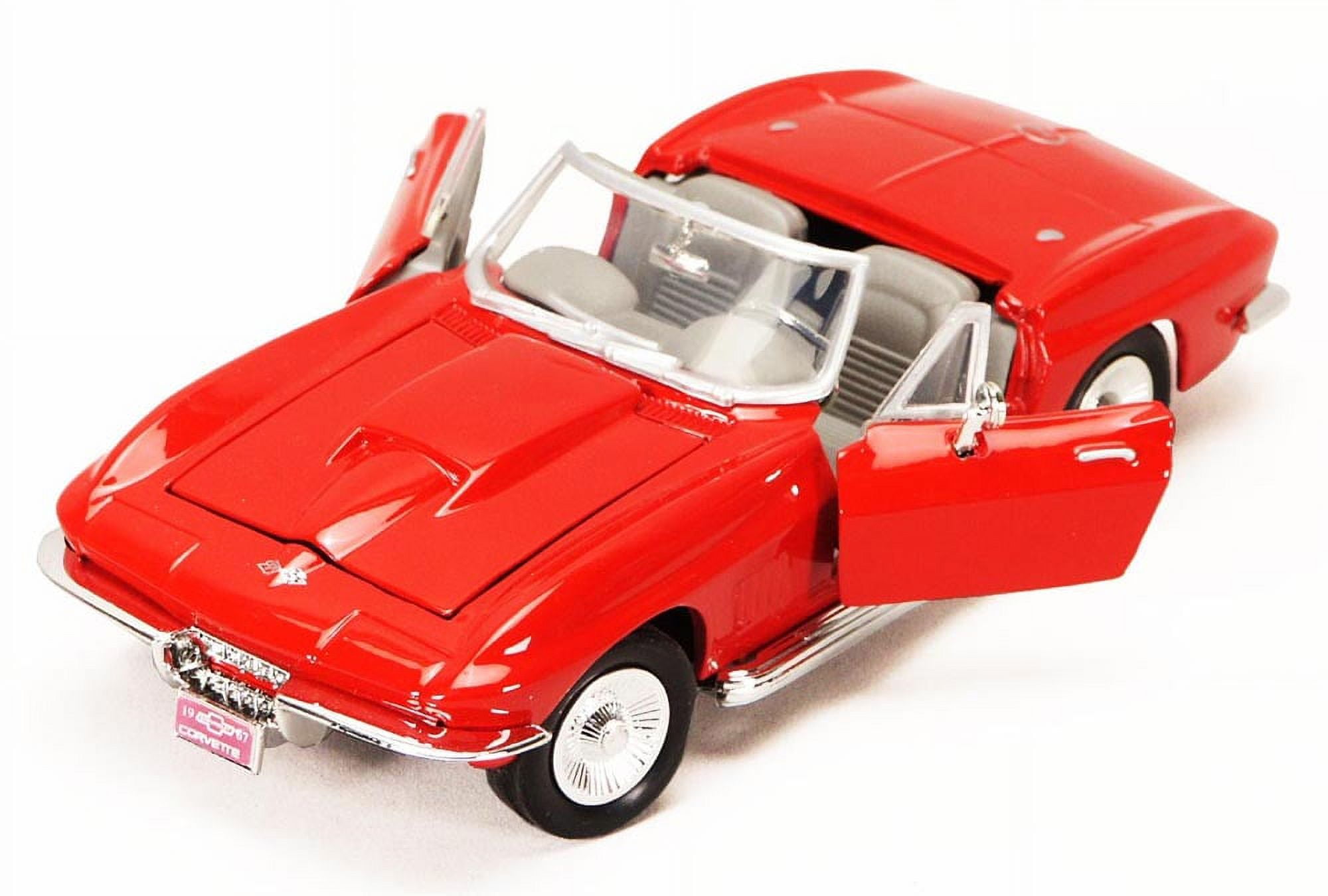 1967 Chevy Corvette, Red - Motormax 73224 - 1/24 scale Diecast Model ...