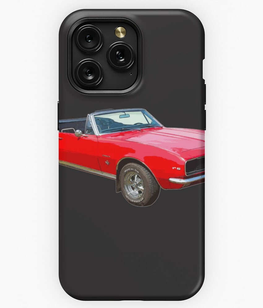 1967 Convertible Red Camaro Muscle G6655 Phone Case for iPhone17 16 15 ...