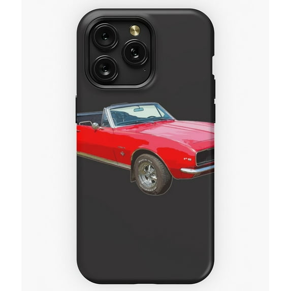 1967 Convertible Red Camaro Muscle G6655 Phone Case for iPhone17 16 15 ...