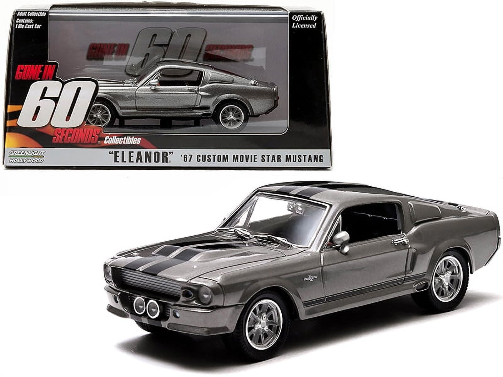 1967 Ford Mustang Custom "Eleanor" Gray Metallic with Black Stripes ...