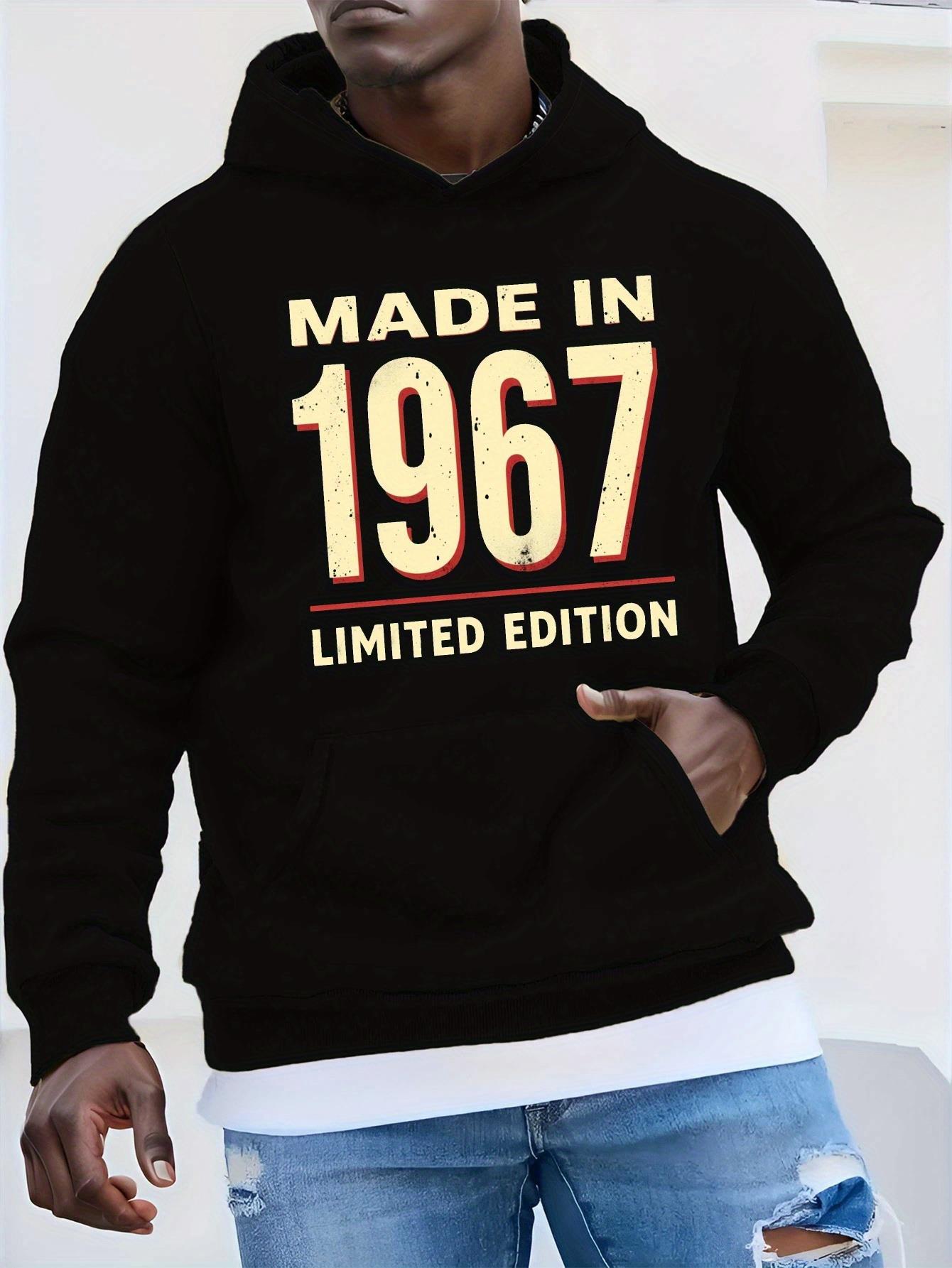 1967 Limited Edition Men's Heavyweight Retro Hoodie - Vintage 1967 ...